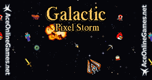Galactic Pixel Storm | AceOnlineGames.net