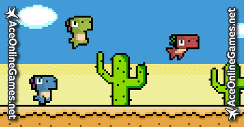 Pixel Dino Run | AceOnlineGames.net