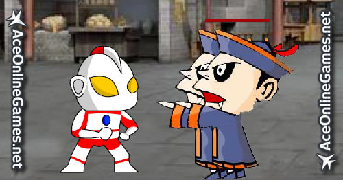 Ultraman vs. Chinese Zombies | AceOnlineGames.net